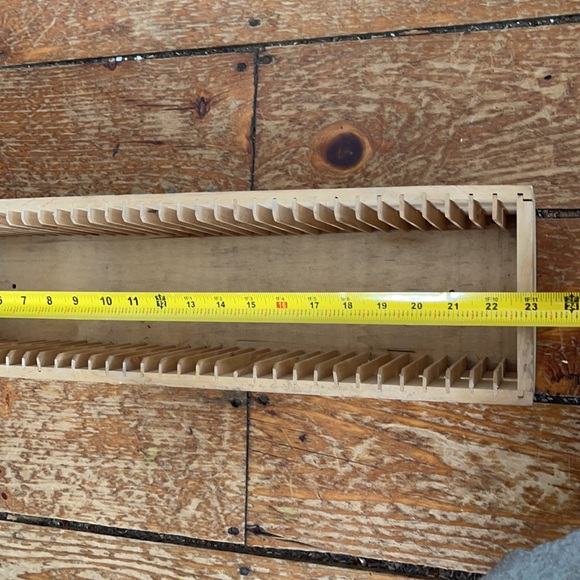 Vintage | Media | Cd Storage Rustic Wooden Crate Shelf Box | Poshmark